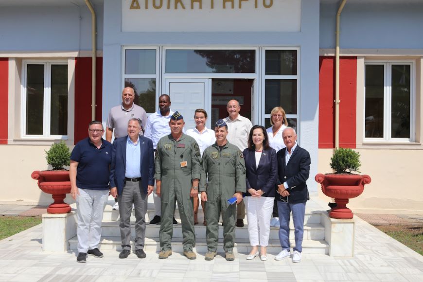 Το ΔΣ της ΠαΔΕΕ στην 110 Πτέρυγα Μάχης – DIPLOMATIC POINT